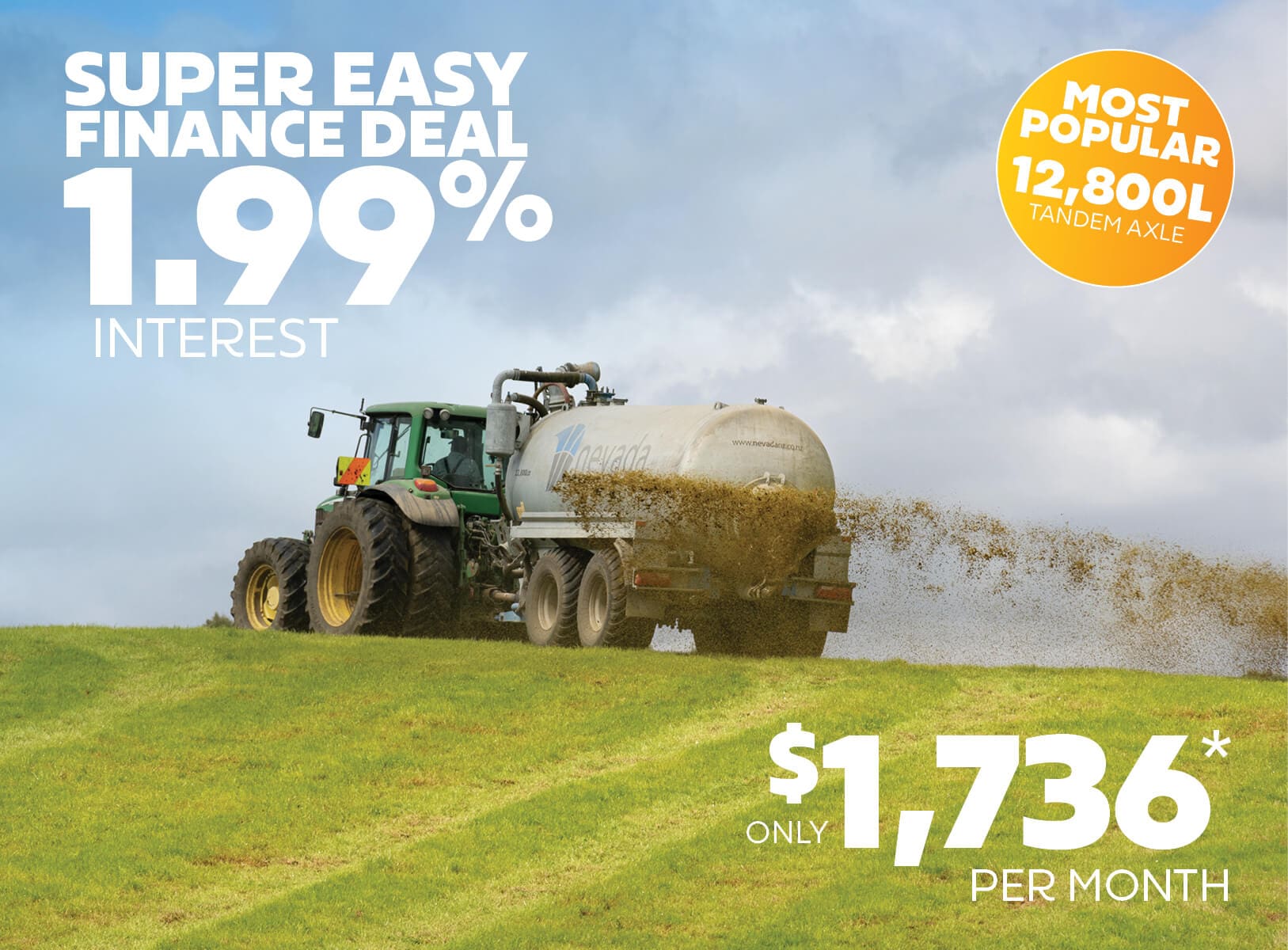 Nevada Tandem Axle Slurry Tankers