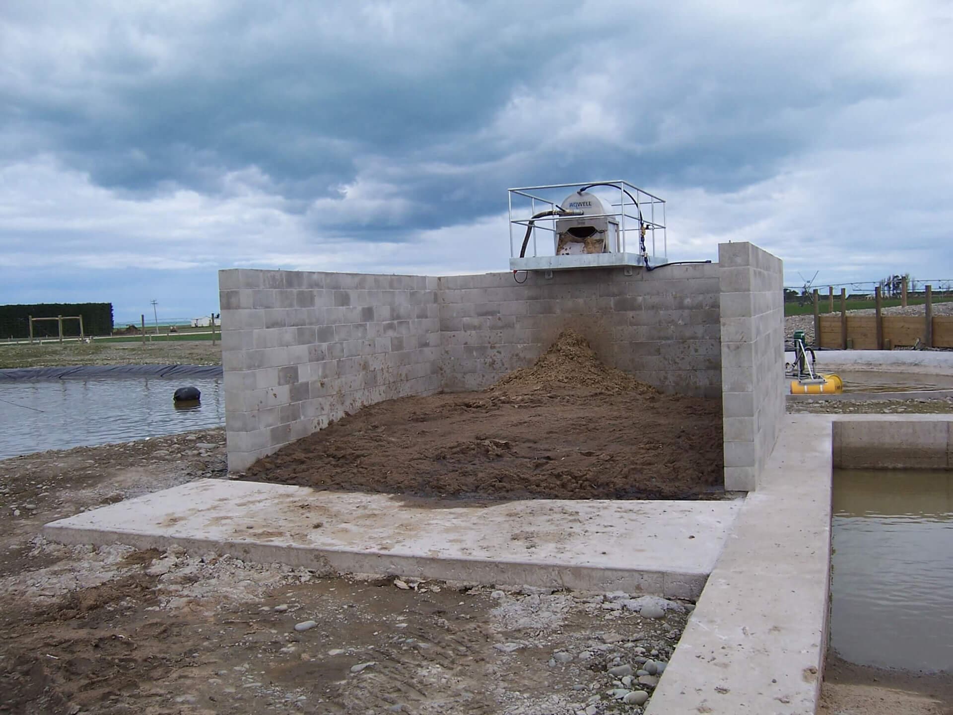 Effluent Solids Bunkers